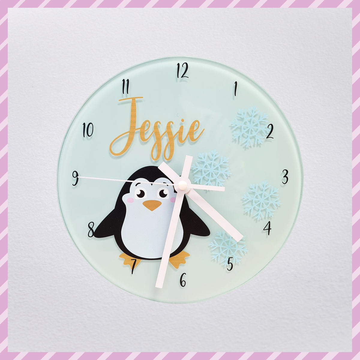 Personalised Cartoon Animal Clock | Gifts for Kids Bedroom & Nursery ...